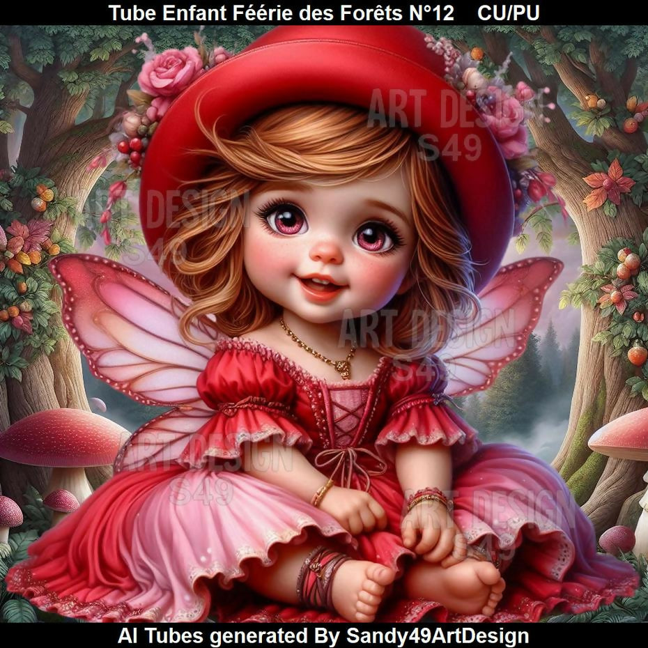 Tube Enfant Féérie des Forêts N°12 – MagicalMoments