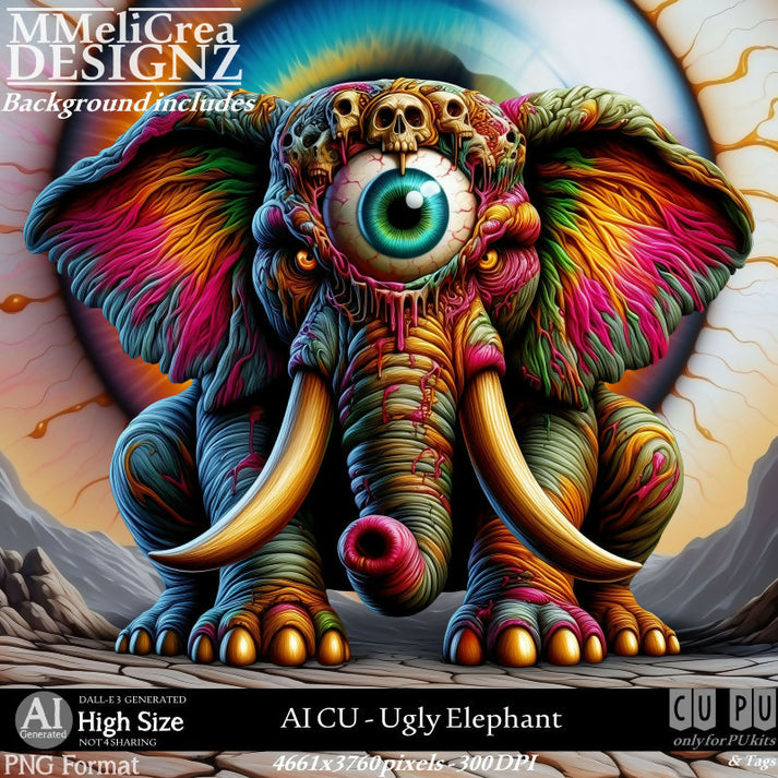 MMD - AI - CU - Ugly Elephant – MagicalMoments